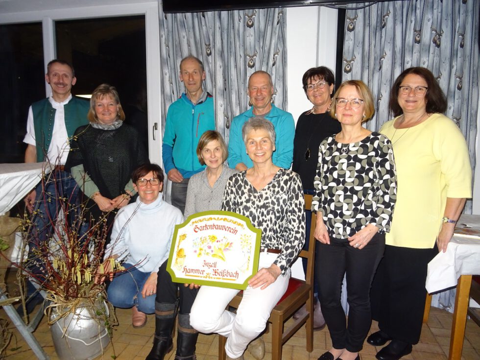 Mitgliederversammlung mit Neuwahlen beim Gartenbauverein Inzell-Hammer ...